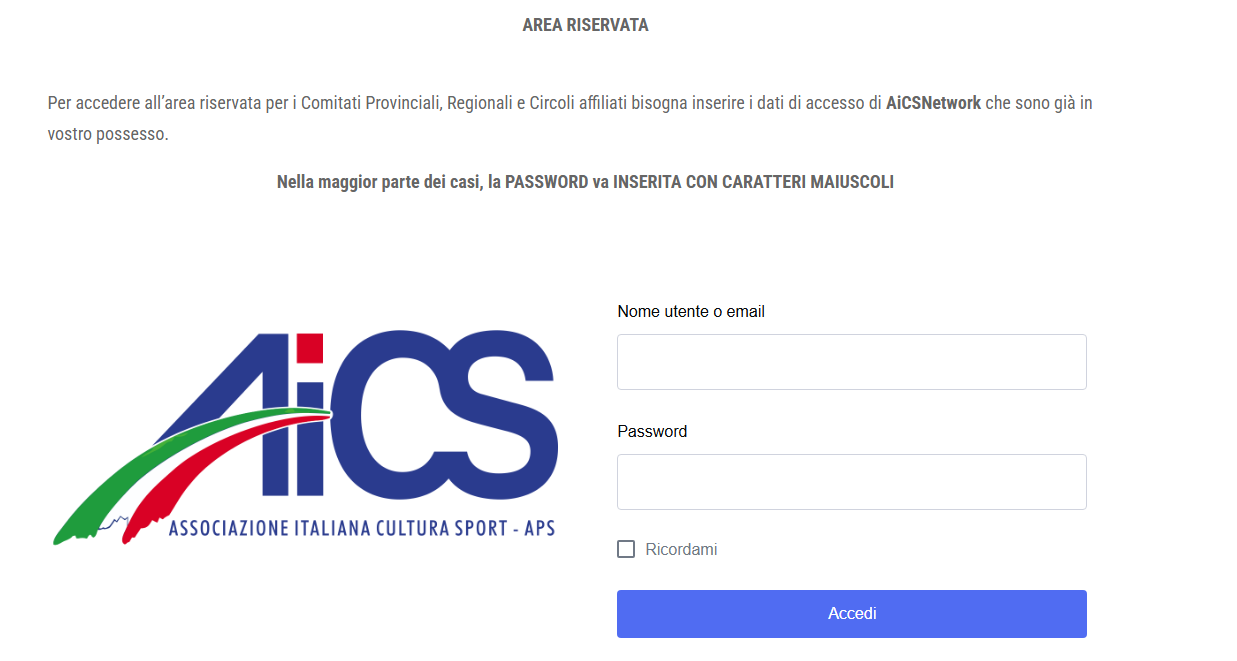 AICS TOSCANA – Associazione Italiana Cultura e Sport – Comitato Regionale Toscana